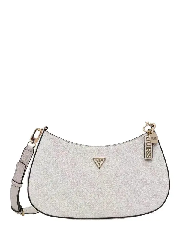 Guess Logo-plaque Crossbody Bag - Neutrals