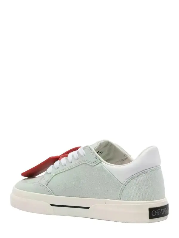 Off-White New Low Vulcanized Canvas Sneakers - Green