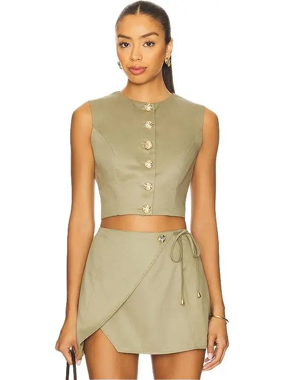 SNDYS. Emilie Top - Olive