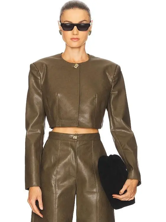 SABINA MUSAYEV Tim Jacket In . Also - Olive