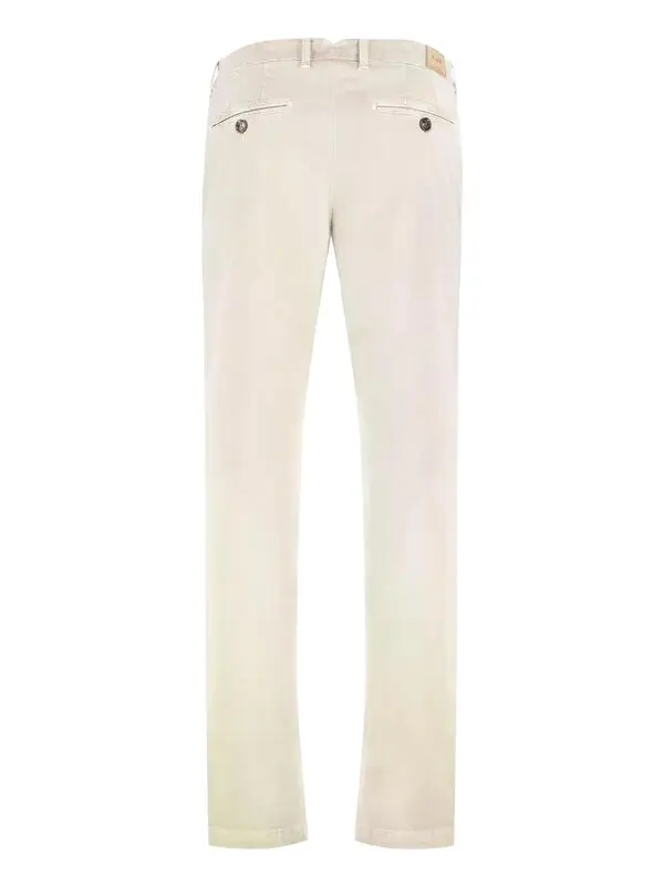MOORER Button-fastening Trousers - Neutrals