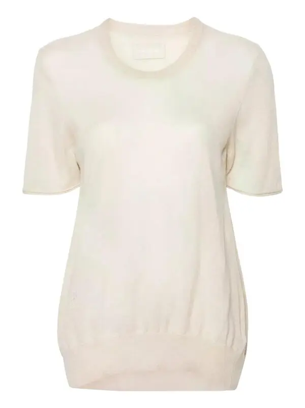 Zadig&Voltaire Perforated-wings Cashmere Jumper - Neutrals