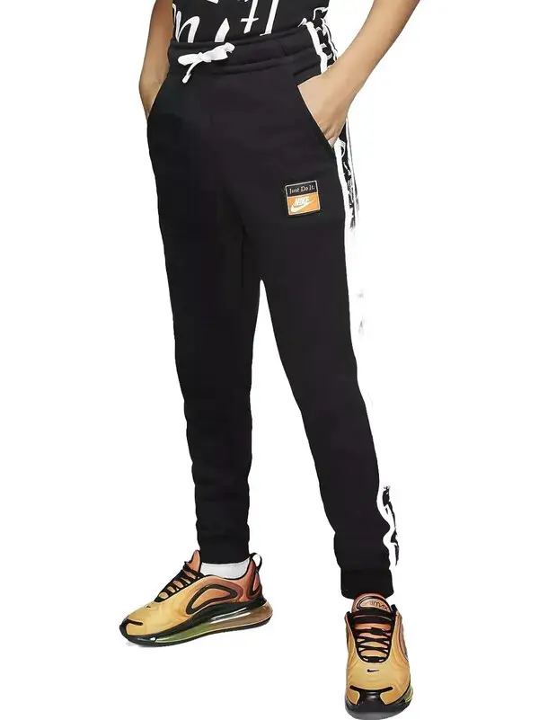 Nike Side-stripe Track Pants - Black