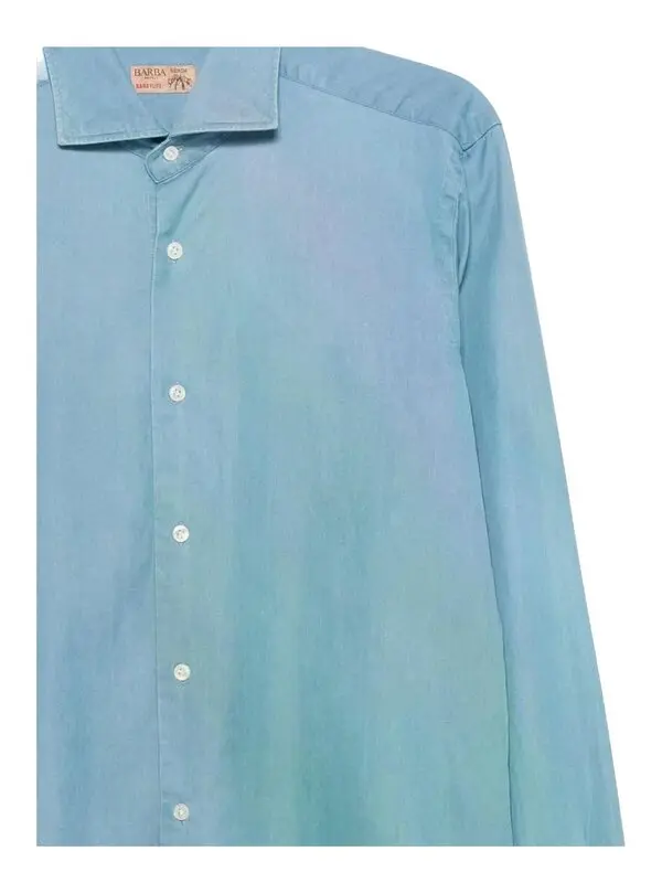 BARBA NAPOLI Long-sleeve Shirt - Blue