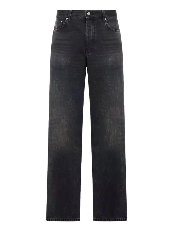 HAIKURE Straight Five-pocket Jeans - Black