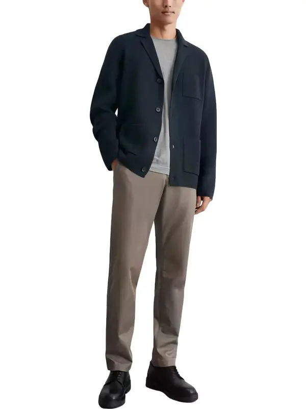 Marc O'polo Knitted Button-up Blazer - Blue