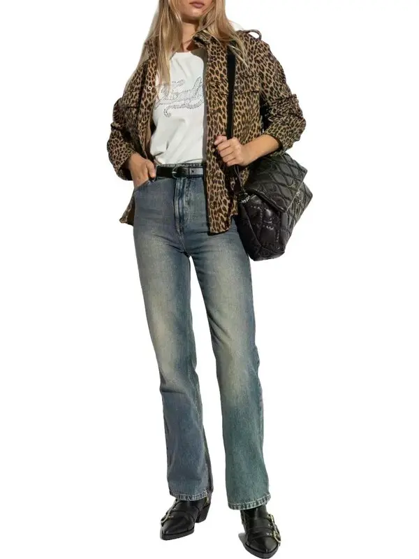 Zadig&Voltaire Faded Straight-leg Jeans - Blue