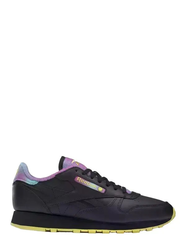 REEBOK X Smiley Leather Lace-up Sneakers - Black