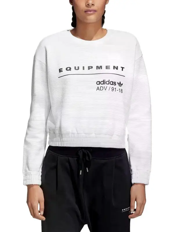 Adidas Originals Eqt Crewneck Sweatshirt - White