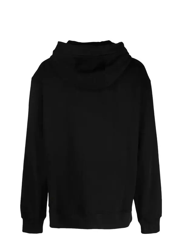 MAUNA KEA Logo Print Cotton Hoodie - Black