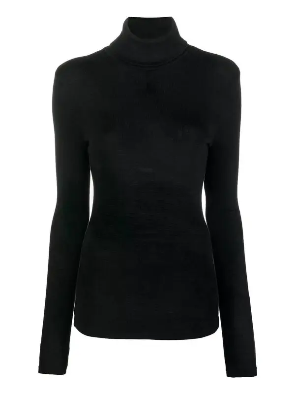 MARANT ETOILE Isabel Knit Roll Neck Jumper - Black