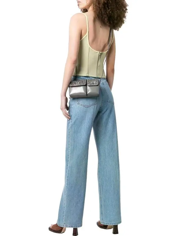 By Far Baby Billy Crossbody Bag - Grey