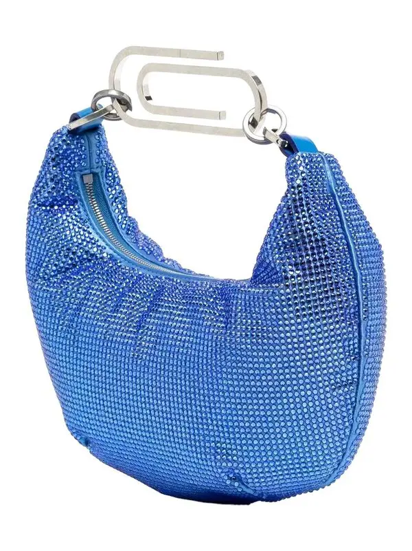 Off-White Studded Shoulder Bag - Blue