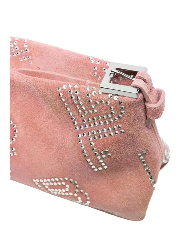 By Far Rachel Logo-stud Shoulder Bag - Pink