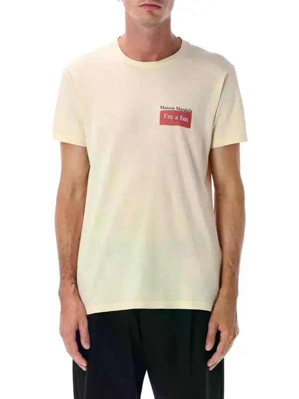 MAISON MARGIELA Graphic-print T-shirt - Neutrals