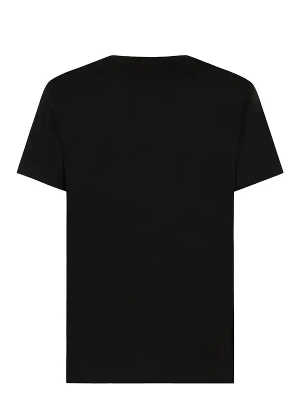 Dolce & Gabbana Logo-embroidered T-shirt - Black