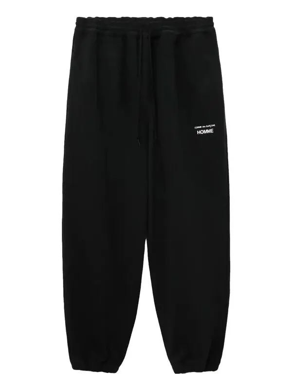 Comme Des Garçons Logo-print Track Pants - Black