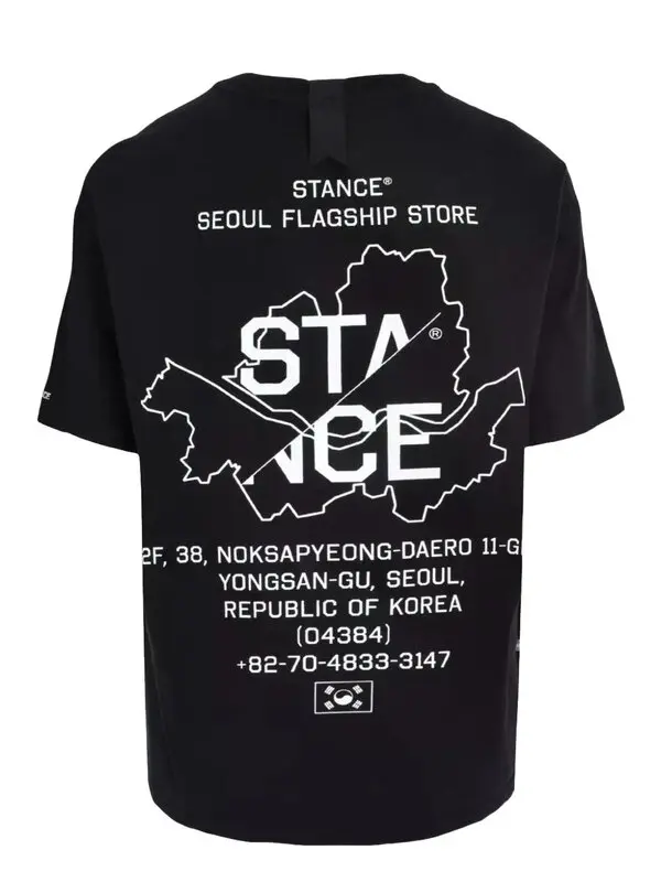 Stance Graphic-print Cotton T-shirt - Black