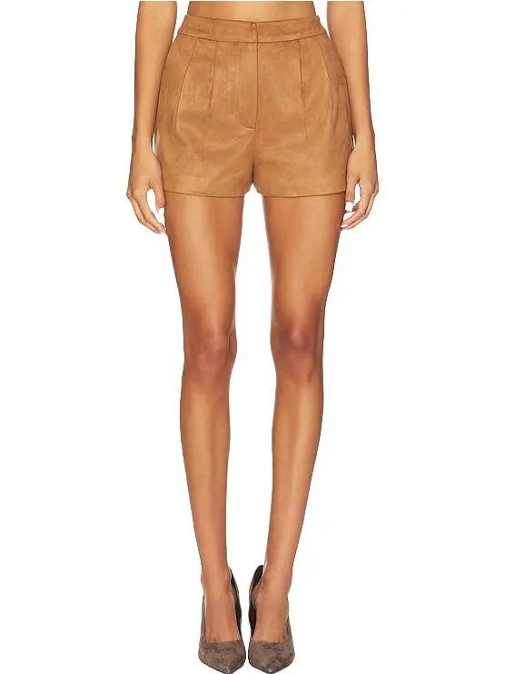 Astr The Label Jude Shorts In . Also - Brown