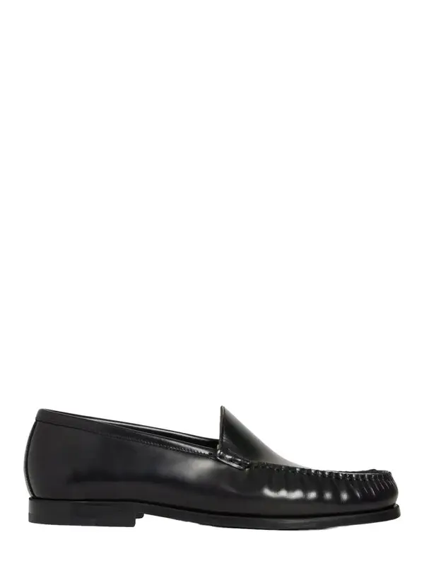 FURSAC Leather Loafers - Black