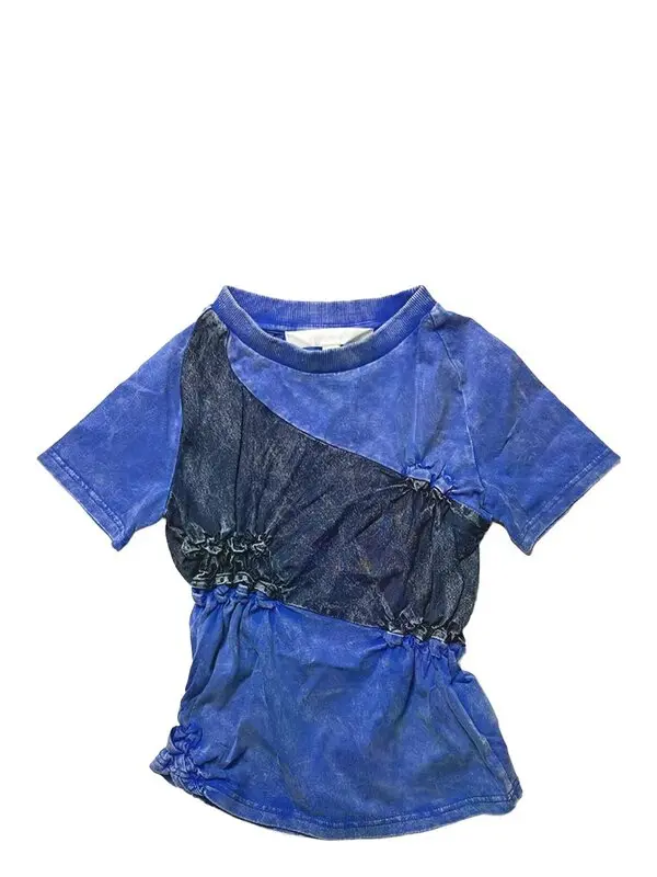 PONDER.ER Gathered T-shirt - Blue