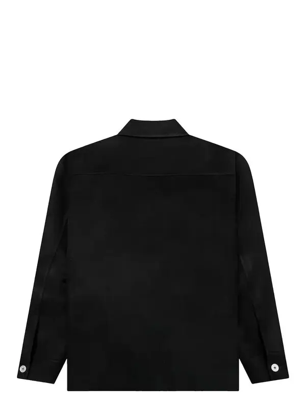 JIL SANDER Cashmere Pocket Shirt Jacket - Black