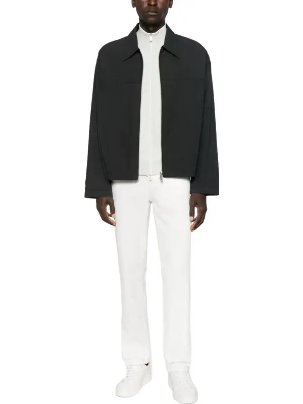 Brunello Cucinelli Zip-front Cotton Cardigan - Grey