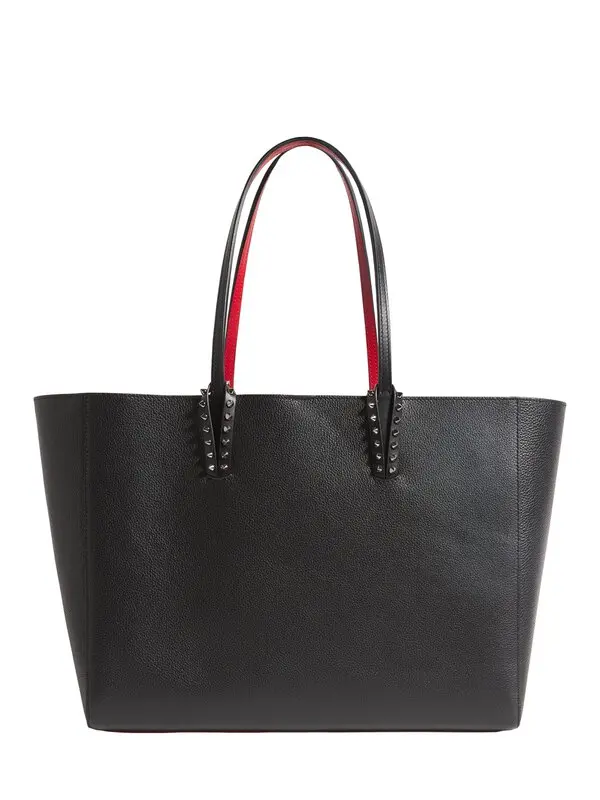 CHRISTIAN LOUBOUTIN Cabata Large Calfskin Tote Bag - Red
