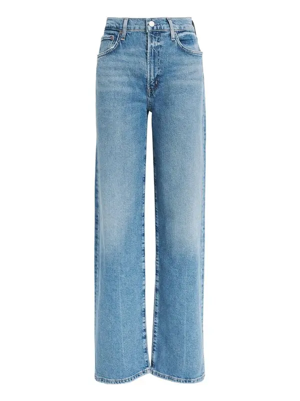 AGOLDE Harper Relaxed Straight Jeans - Blue