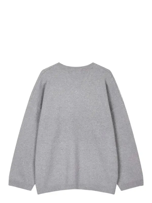 STUDIO TOMBOY V-neck Sweater - Grey