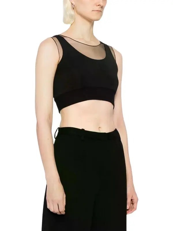 QUETSCHE Paneled Top - Black