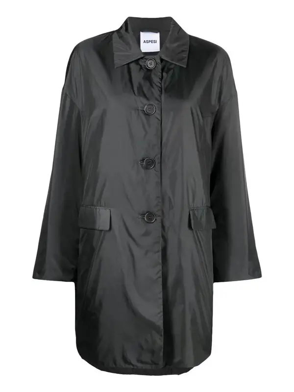 Aspesi Lightweight Padded Coat - Grey