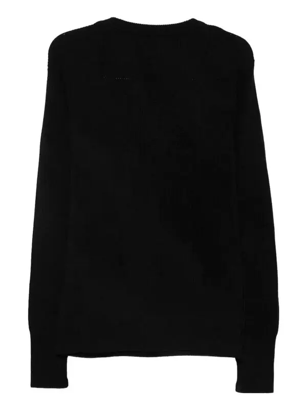 Barena Venezia Ribbed Crew-neck Sweater - Black