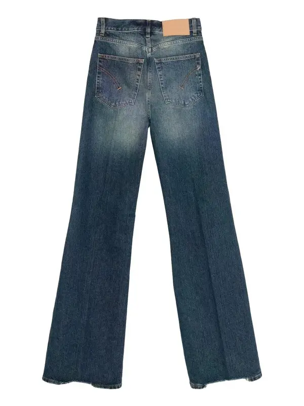 DONDUP Amber Wide-leg Jeans - Blue