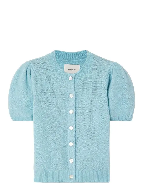 DÔEN Anisa Knitted Cardigan - Blue