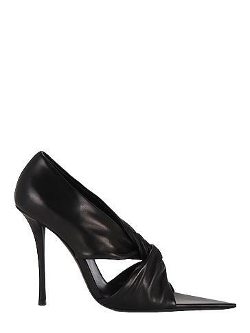 Saint Laurent Malika Heeled Sandal - Nero