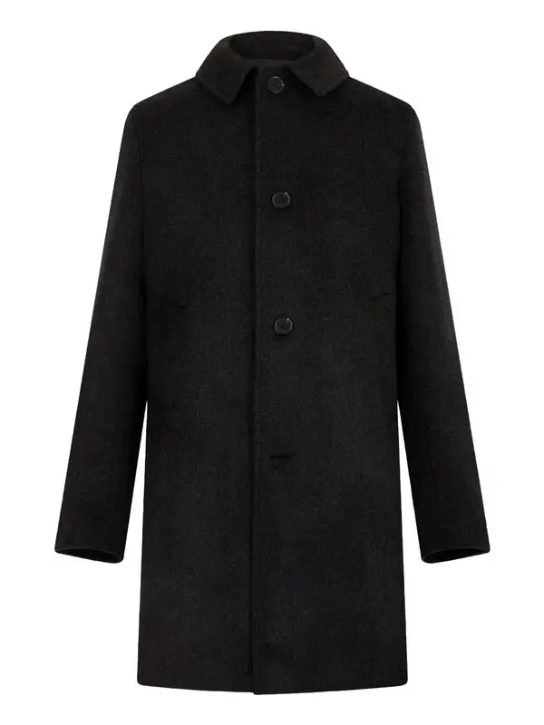 FURSAC Button-fastening Coat - Grey