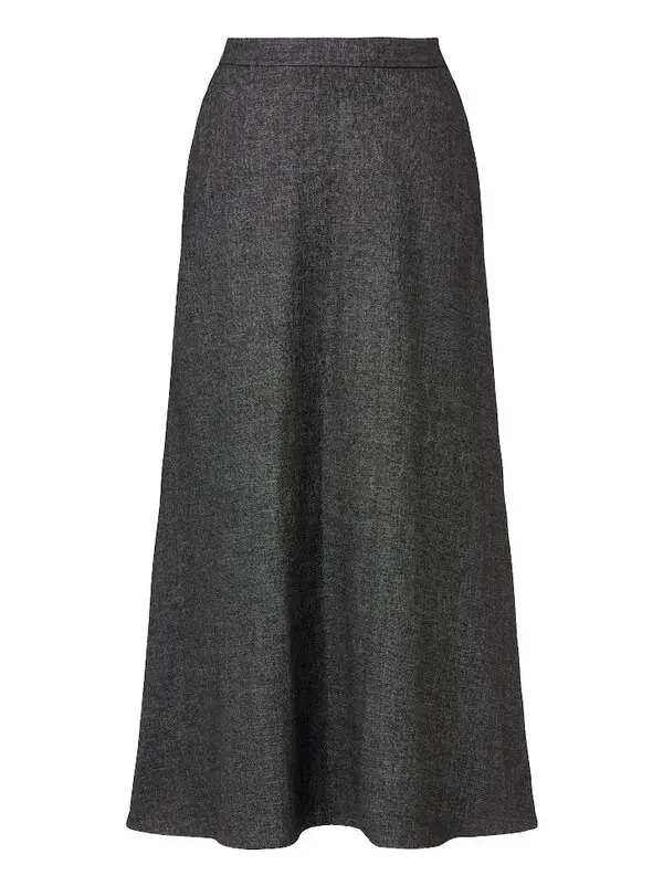 Vince Jaspe Midi Skirt - Grey