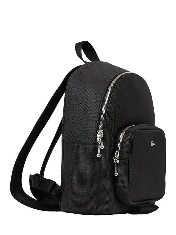 Lacoste Logo Patch Backpack - Black