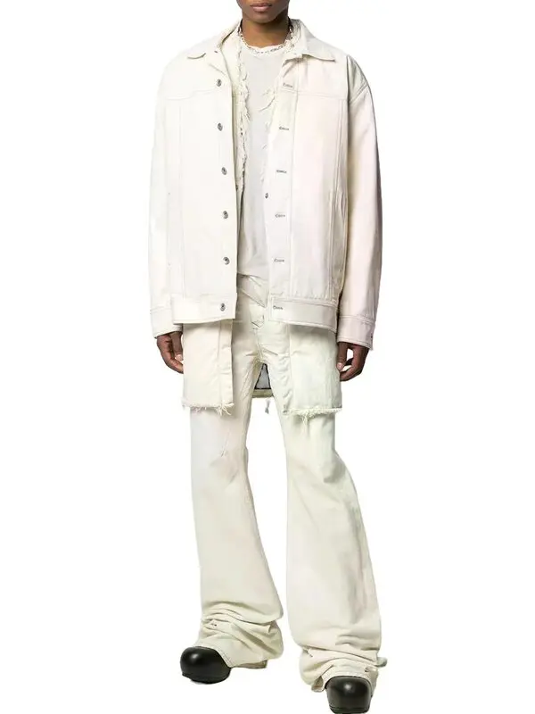 Rick Owens Jumbo Worker Jacket - Neutrals