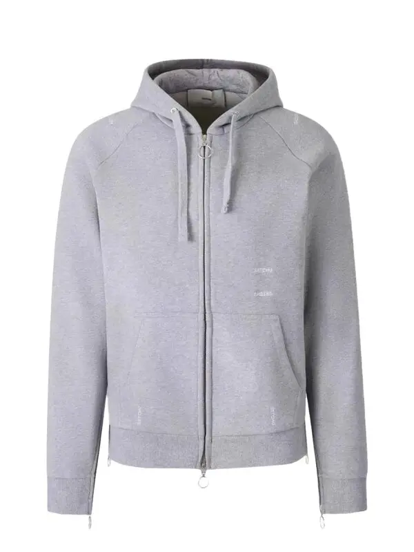 SETCHU Embroidered Logo Hoodie - Grey