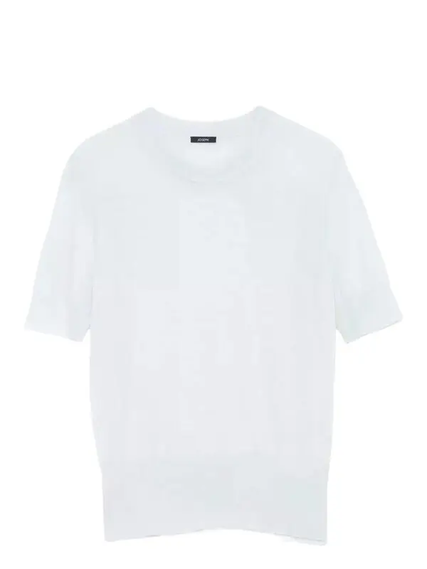 JOSEPH Short-sleeve Round-neck T-shirt - Blue