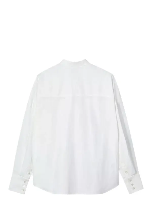 SHUSHU/TONG Cotton Shirt With Front Inserts - White