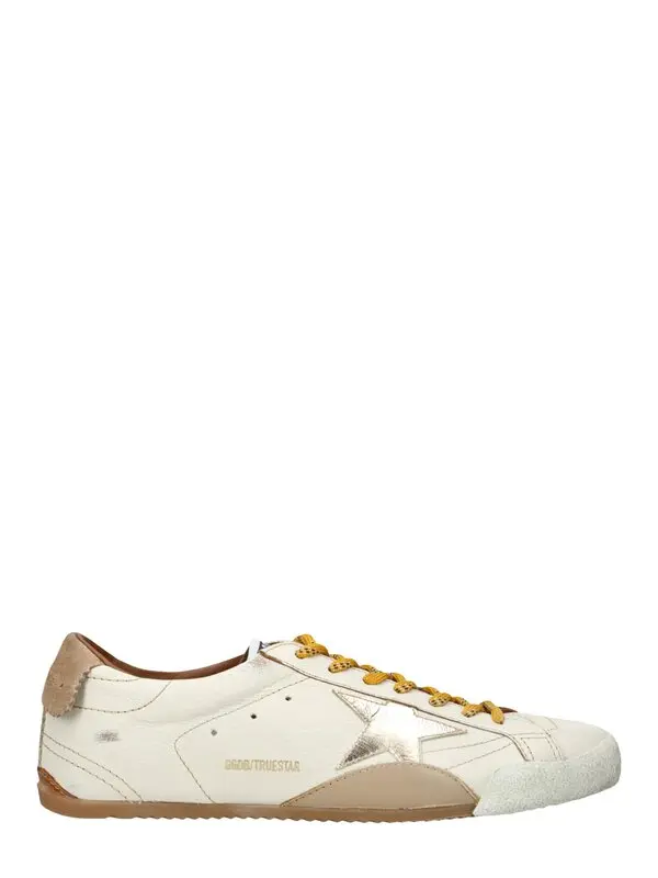 GOLDEN GOOSE Leather True Star Sneakers - White