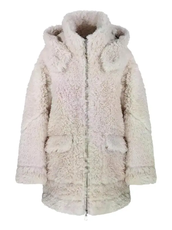 URBANCODE Reversible Hooded Fleece-lined Coat - Neutrals