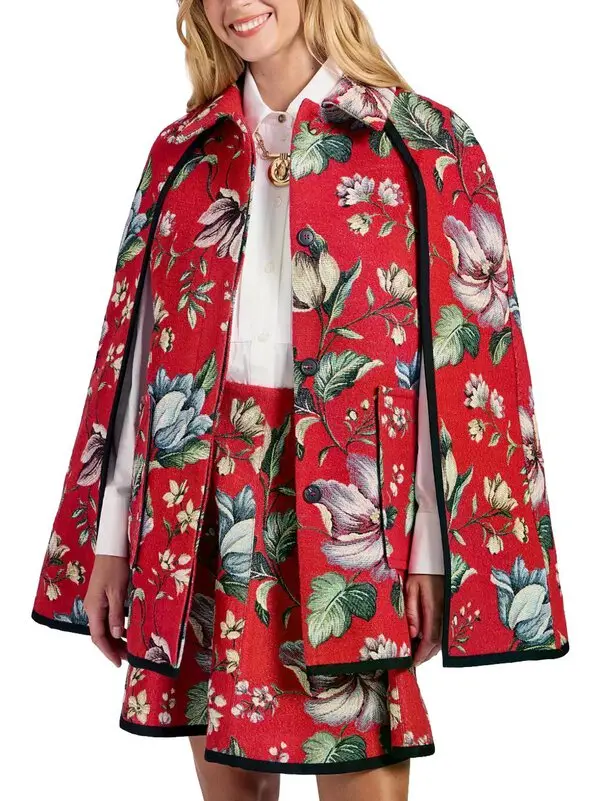 La DoubleJ Milano Mini Cape - Red