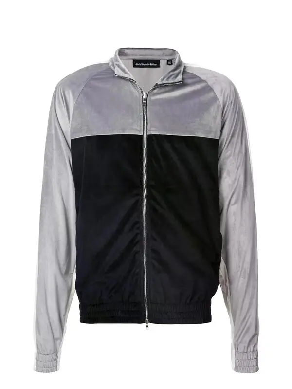 GOD'S MASTERFUL CHILDREN Varsity Zip-up Jacket - Grey