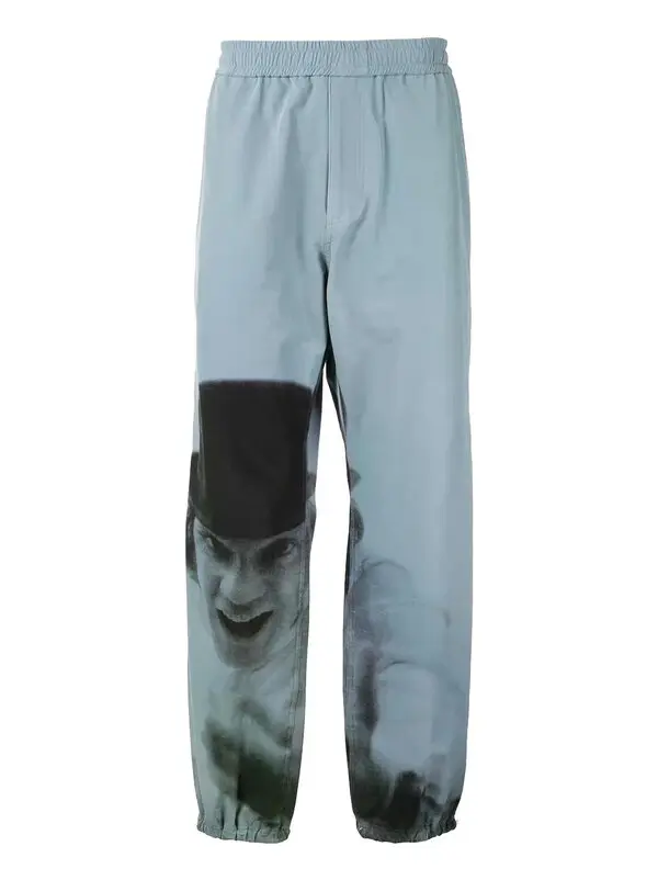 Undercover A Clockwork Orange Print Track Pants - Blue