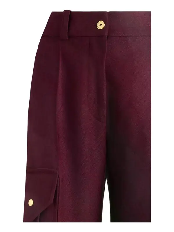 PATOU Cargo Pocket Trousers - Red