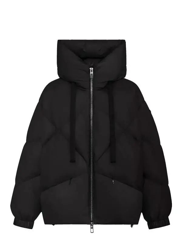 DUNO Quilted Hooded Jacket - Brown